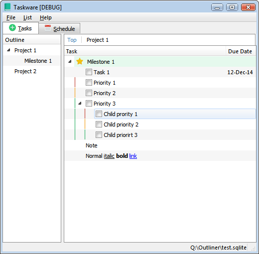 GitHub - char101/outliner: Yet another outliner (using Qt framework)
